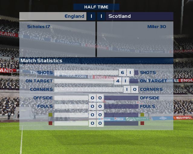 Screenshot of England International Football (PlayStation 2, 2004 ...