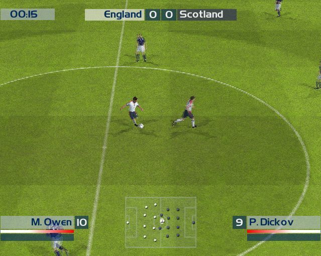 Screenshot of England International Football (PlayStation 2, 2004 ...