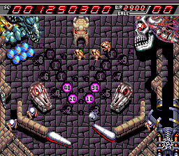 Screenshot of Devil's Crush (TurboGrafx-16, 1990) - MobyGames