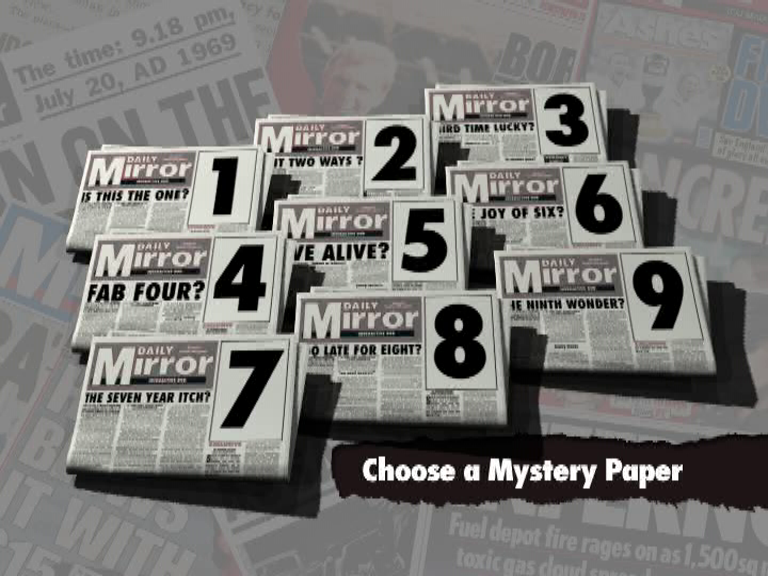 Screenshot of The Daily Mirror Interactive DVD: The Sensational Trivia ...