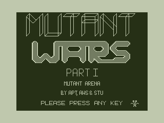 Mutant Wars Part I: Mutant Arena (1984) - MobyGames