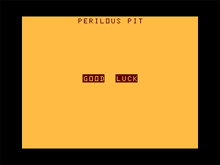 Perilous Pit (1984) - MobyGames