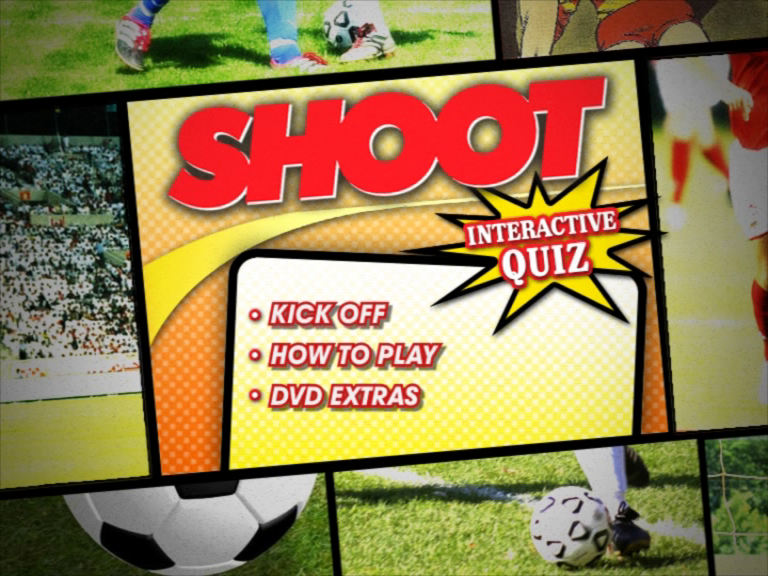 Interactive Football DVD Quiz Game screenshots - MobyGames