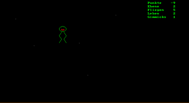 Screenshot of 20th Century Frog (DOS, 1988) - MobyGames