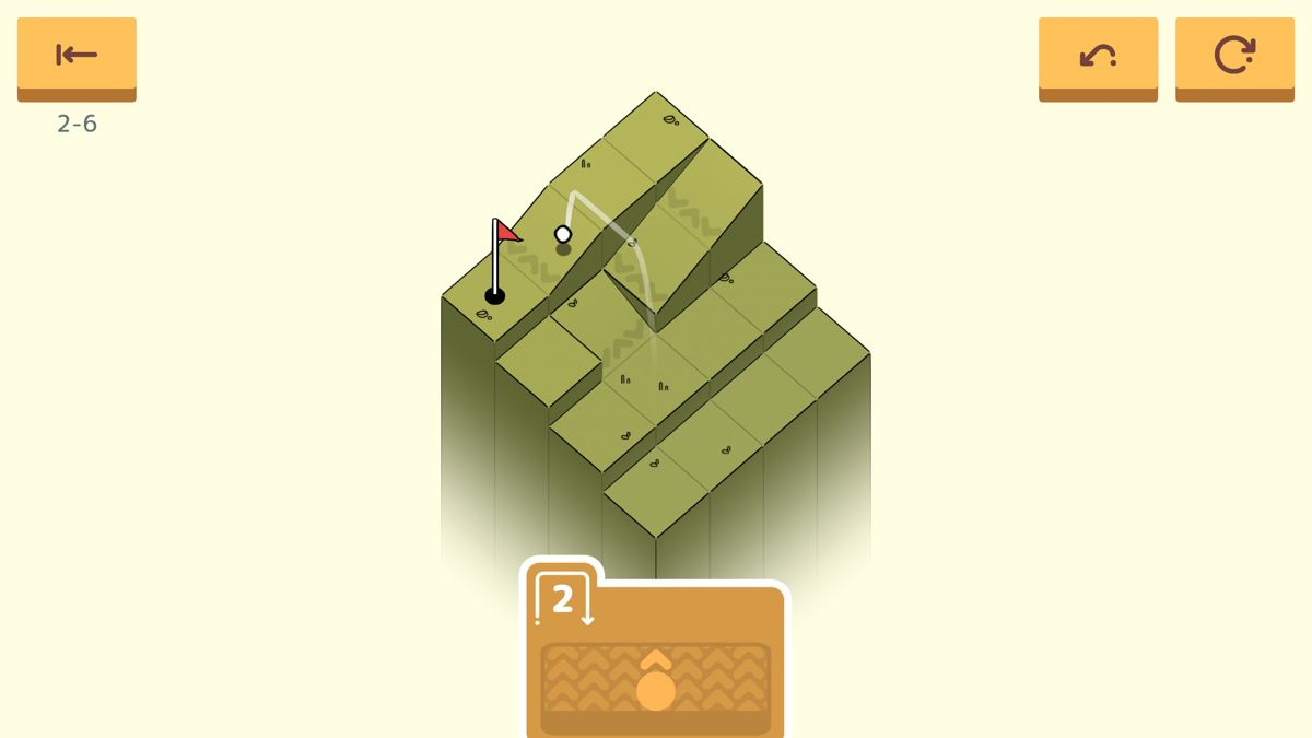 Screenshot of Golf Peaks (Windows, 2018) - MobyGames