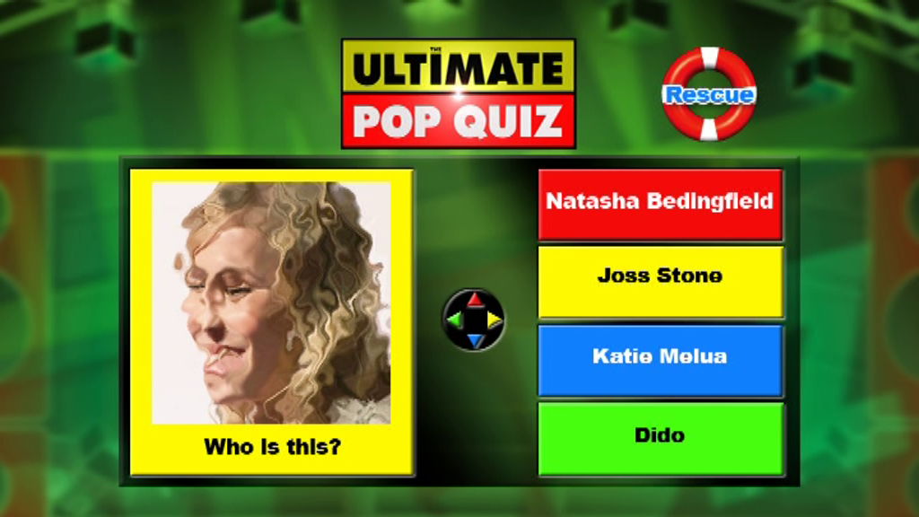 Screenshot of The Ultimate Pop Quiz (DVD Player, 2005) - MobyGames