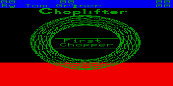 Screenshot of Choplifter! (VIC-20, 1982) - MobyGames