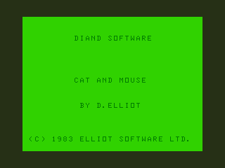Cat'n'Mouse and Spacemaze (1983) - MobyGames