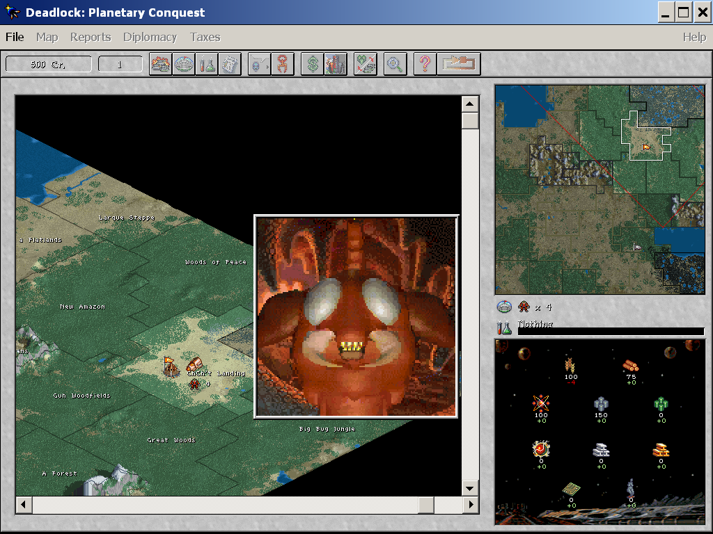 Screenshot of Deadlock: Planetary Conquest (Windows, 1996) - MobyGames
