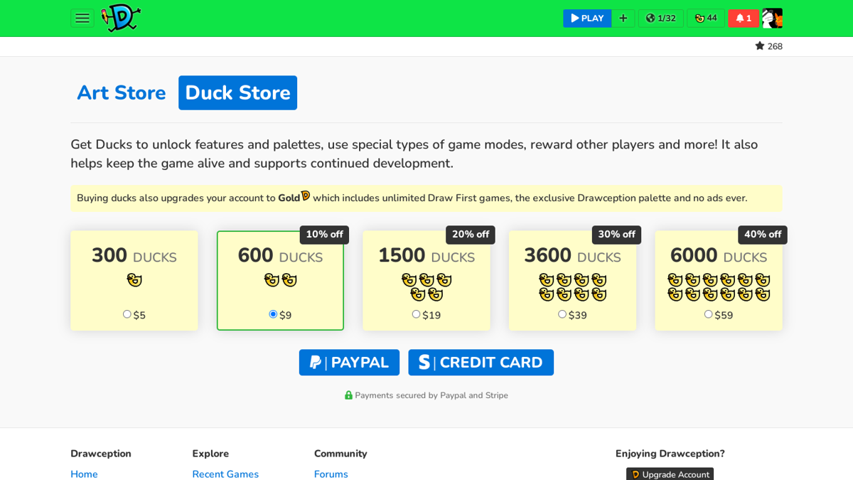 Screenshot of Drawception (Browser, 2012) - MobyGames