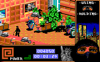 Screenshot of Last Ninja 2: Back with a Vengeance (DOS, 1988) - MobyGames