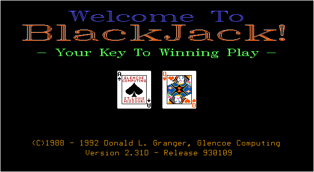 BlackJack! (1988) - MobyGames