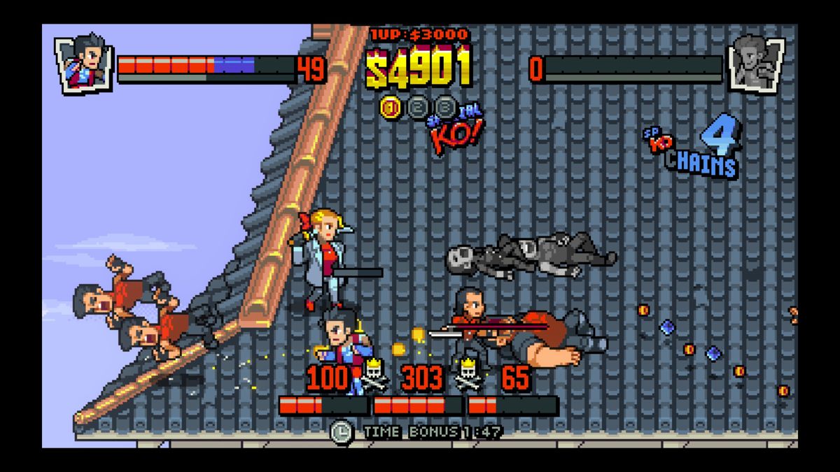 Screenshot of Double Dragon Gaiden: Rise of the Dragons (Windows, 2023) - MobyGames