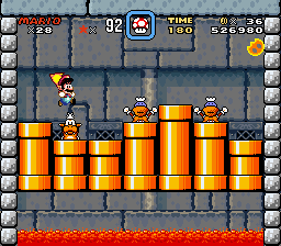 Screenshot of Super Mario World (SNES, 1990) - MobyGames