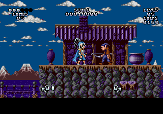 Screenshot of Leander (Genesis, 1991) - MobyGames