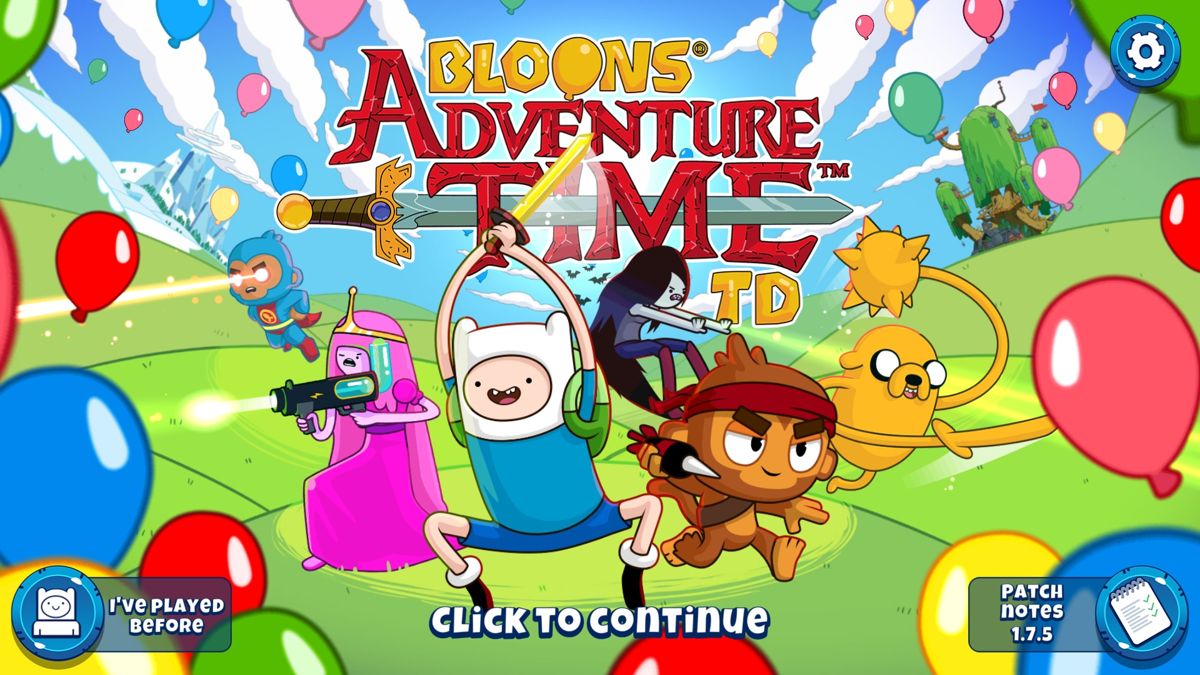 Screenshot of Bloons Adventure Time TD (Windows, 2018) - MobyGames