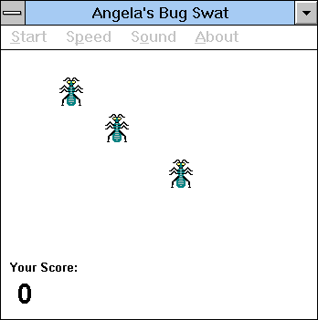 Angela's Bug Swat (1993) - MobyGames