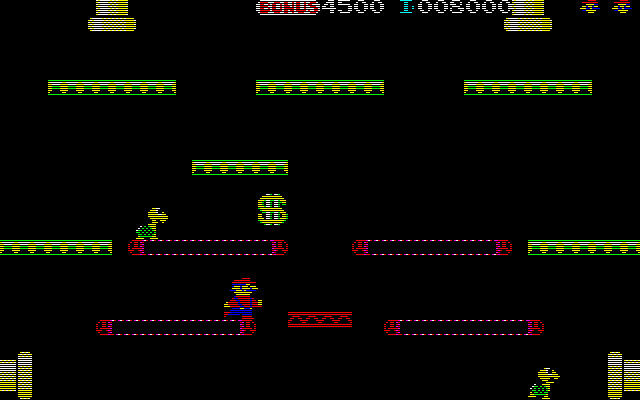 Screenshot of Mario Bros. Special (PC-98, 1984) - MobyGames