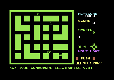 Screenshot of Super Alien (Commodore 64, 1982) - MobyGames