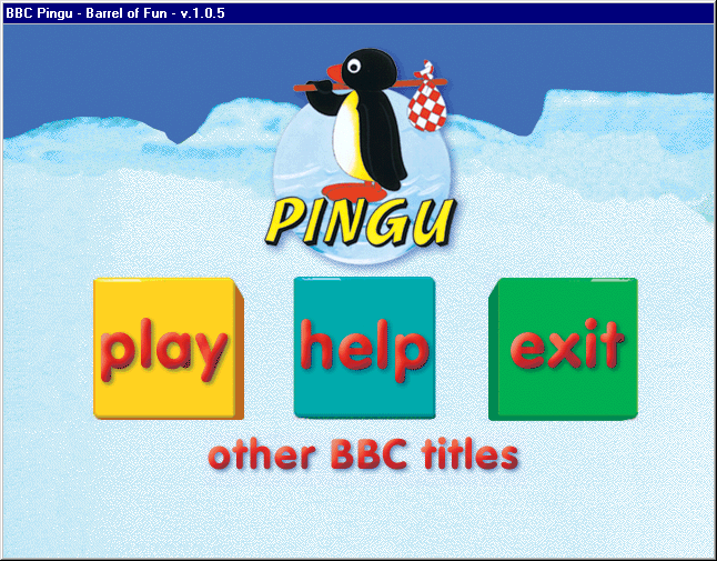 Screenshot of Pingu: A Barrel of Fun! (Windows, 1997) - MobyGames