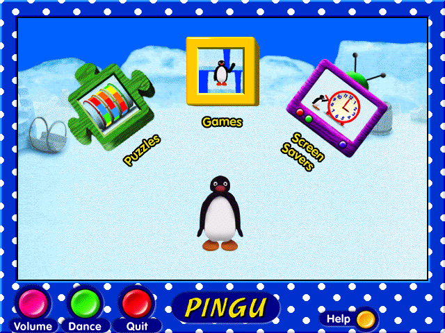 Screenshot of Pingu: A Barrel of Fun! (Windows, 1997) - MobyGames