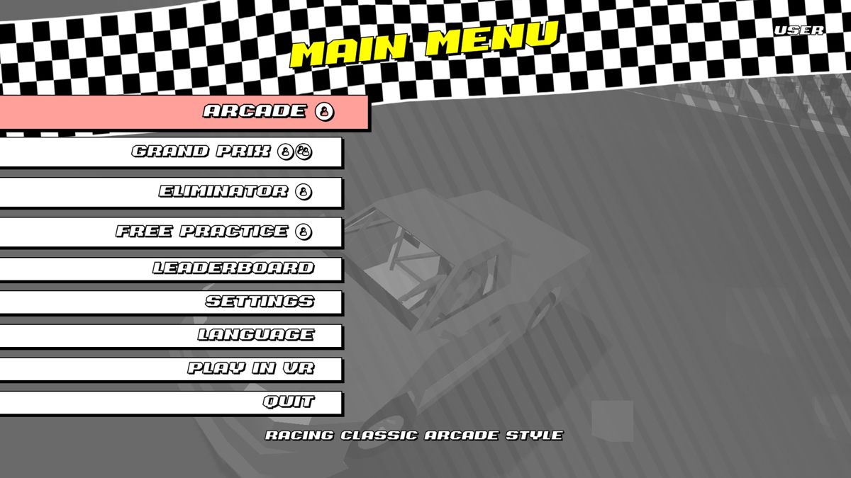 Screenshot of Formula Retro Racing: World Tour (Windows, 2023) - MobyGames