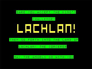Lachlan! (1985) - MobyGames