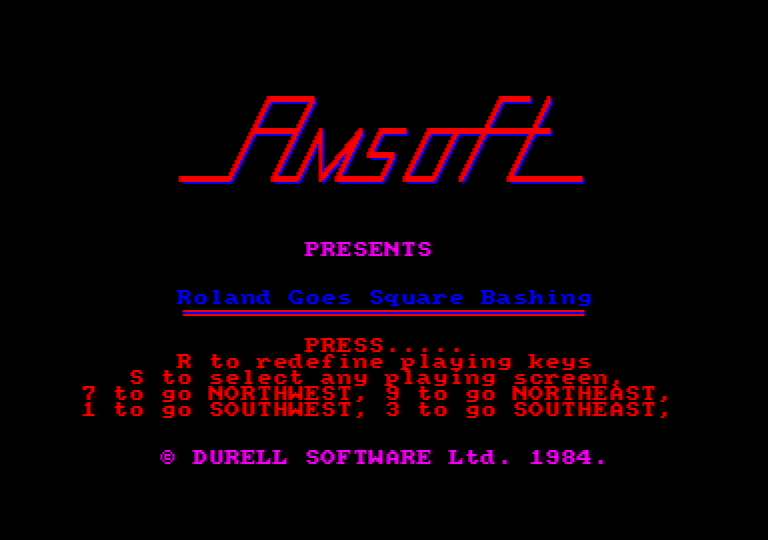 Roland Goes Square Bashing (1984) - MobyGames