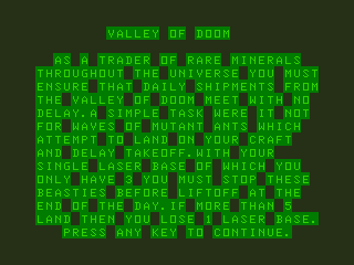 Death Valley (1984) - MobyGames