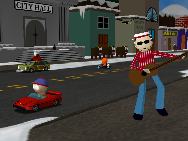 Screenshot of South Park Rally (Dreamcast, 1999) - MobyGames