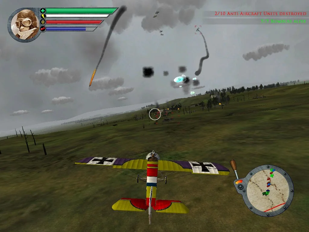 Screenshot of Red Baron: Arcade (Windows, 2008) - MobyGames