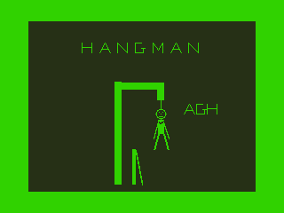 Hangman (1982) - MobyGames