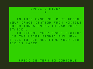 Space Station (1983) - MobyGames