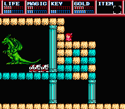 Screenshot of Legacy of the Wizard (NES, 1987) - MobyGames