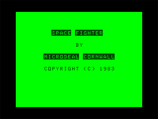 Space Fighter (1983) - MobyGames