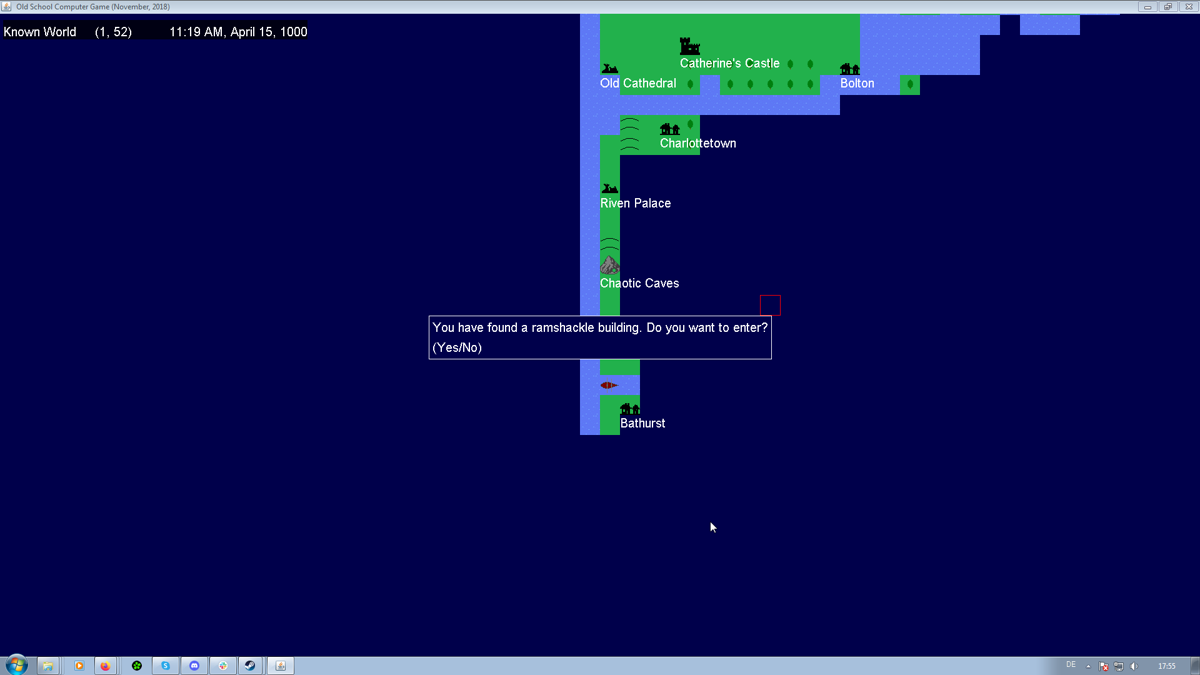Screenshot of Old School Computer Game (Windows, 2015) - MobyGames