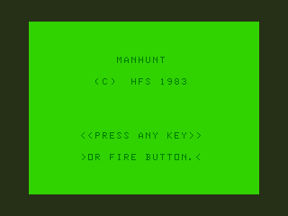 Man Hunt (1983) - MobyGames