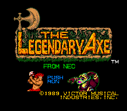The Legendary Axe screenshots - MobyGames