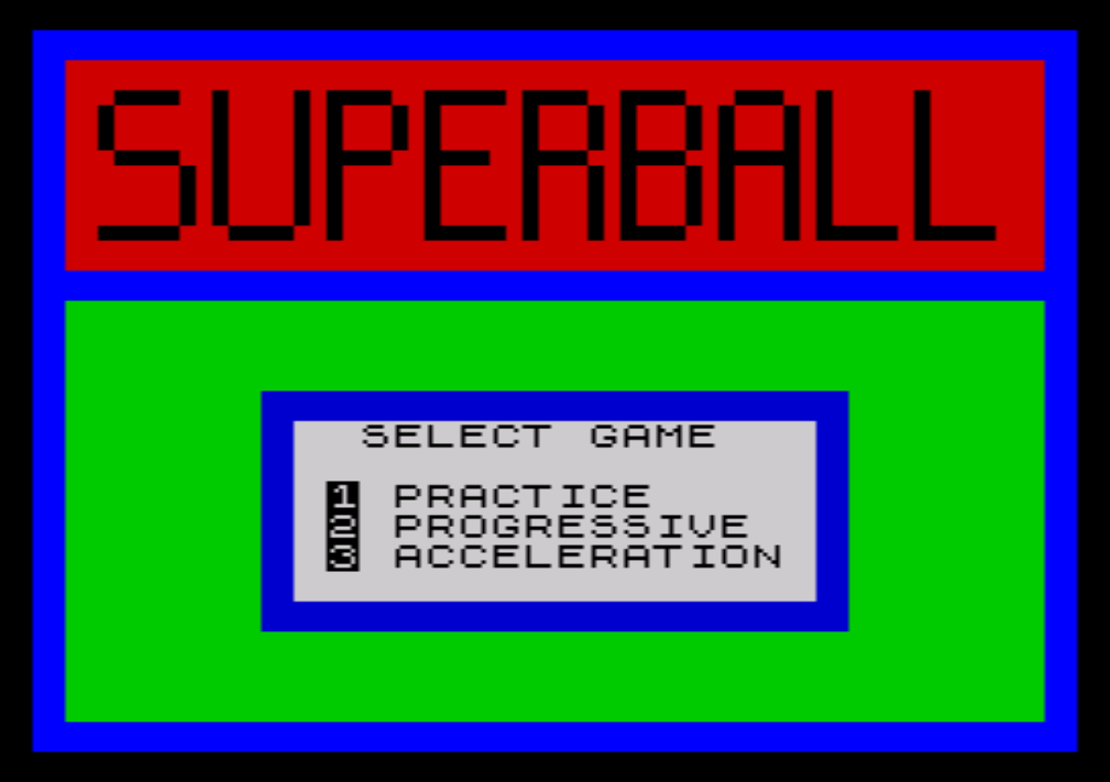 Superball (1983) - MobyGames