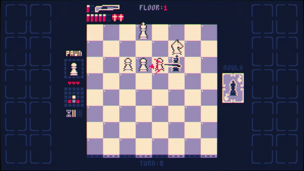 Screenshot of Shotgun King: The Final Checkmate (Windows, 2022) - MobyGames