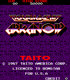 Tournament Arkanoid (1987) - MobyGames