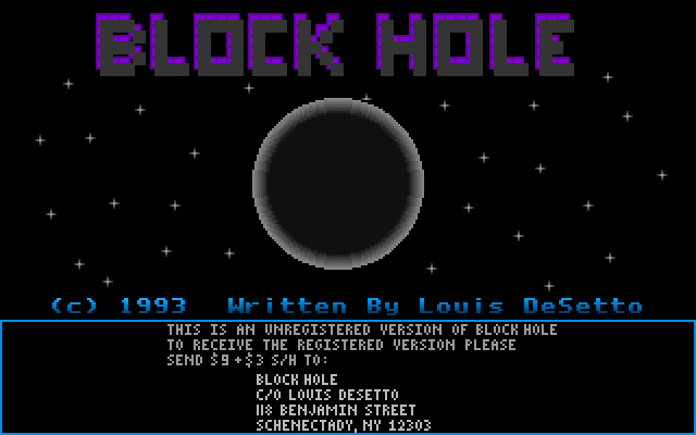 Block Hole (1993) - MobyGames