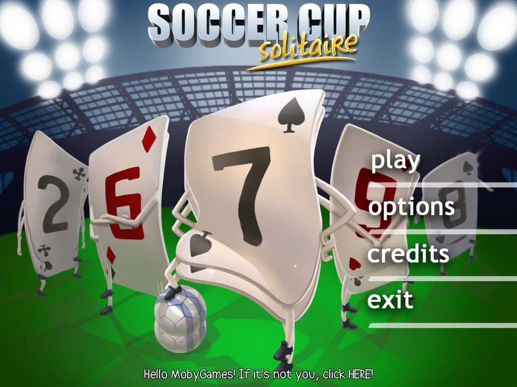 Screenshot of Soccer Cup Solitaire (Windows, 2010) - MobyGames