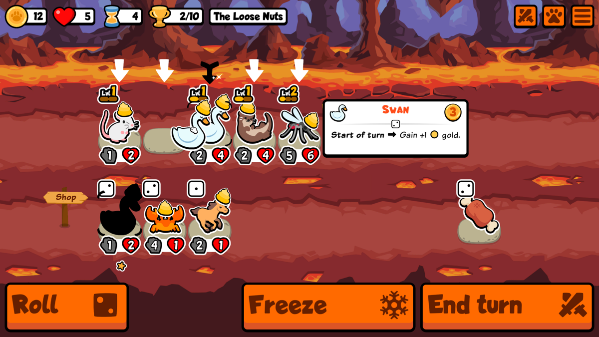 Screenshot of Super Auto Pets (Windows, 2021) - MobyGames