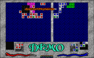 Screenshot of Squarez Deluxe! (DOS, 1993) - MobyGames