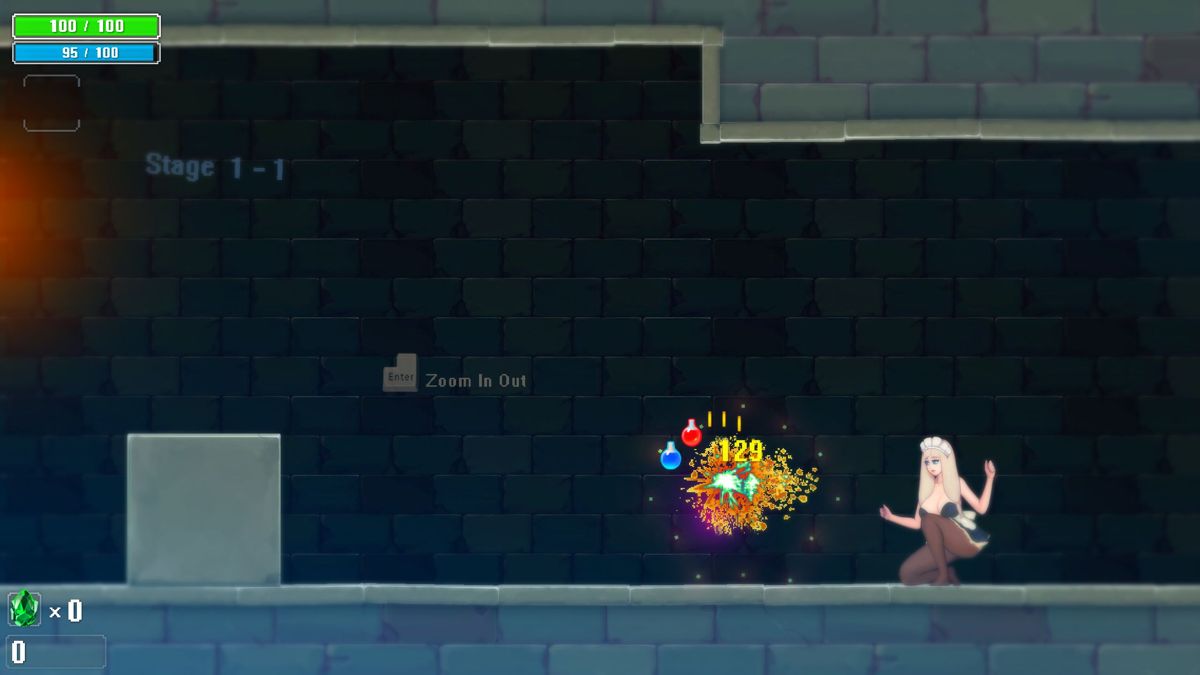 Screenshot of Dungeon & Maid (Windows, 2015) - MobyGames