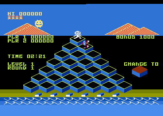 Screenshot of Pharaoh's Pyramid (Atari 8-bit, 1983) - MobyGames