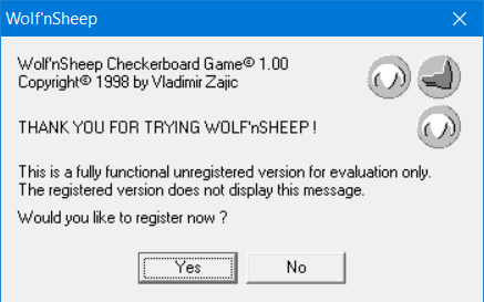 Wolf'nSheep Checkerboard Game (1999) - MobyGames