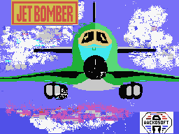 Screenshot of Jet Bomber (MSX, 1986) - MobyGames