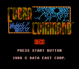 Screenshot of Cobra Command (NES, 1988) - MobyGames